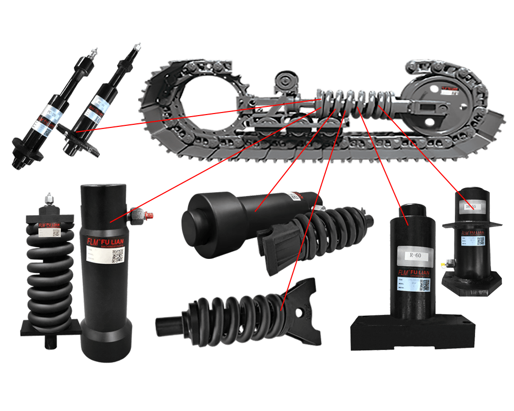For VOLVO EC35 Track Adjuster (Tensioner) Mini Excavator Parts - FULIAN ...